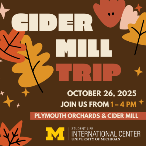 Cider Mill Trip | International Center